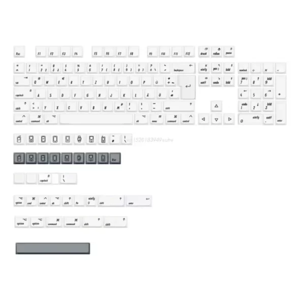 Keycaps German Layout in pure weiß🤍 - Keycaps-kaufen.de
